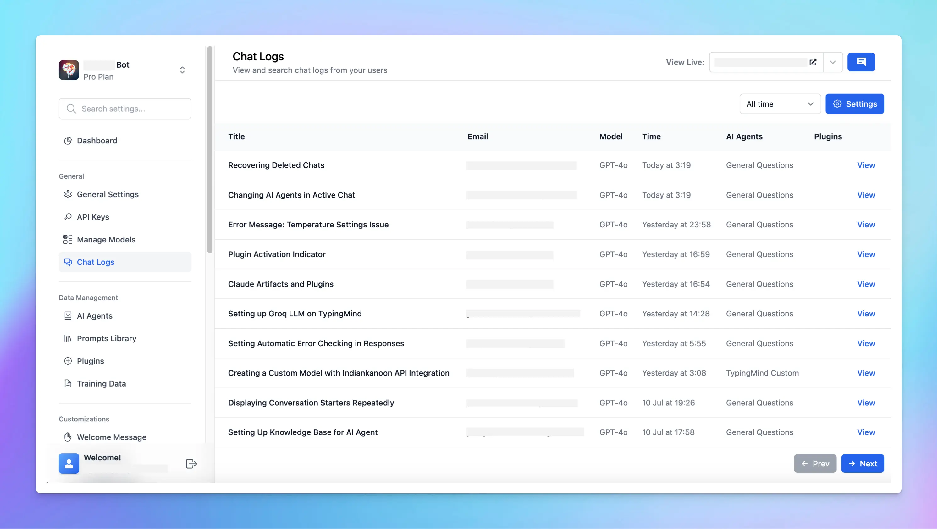 TypingMind Custom - Build Custom Chatbot